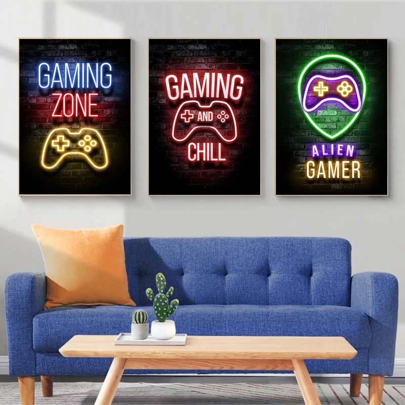 Gamer Plakater - Inspiration og Stil til Dit Gaming Rum | Namly Design