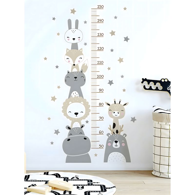 Wallsticker Boho Style Dyr / Højdemål