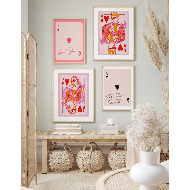 Plakat - Kortdesign / Set of 4